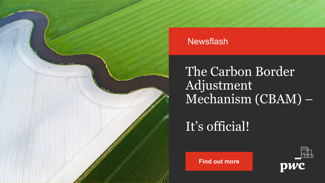 The Carbon Border Adjustment Mechanism - It's official! | News PwC BE