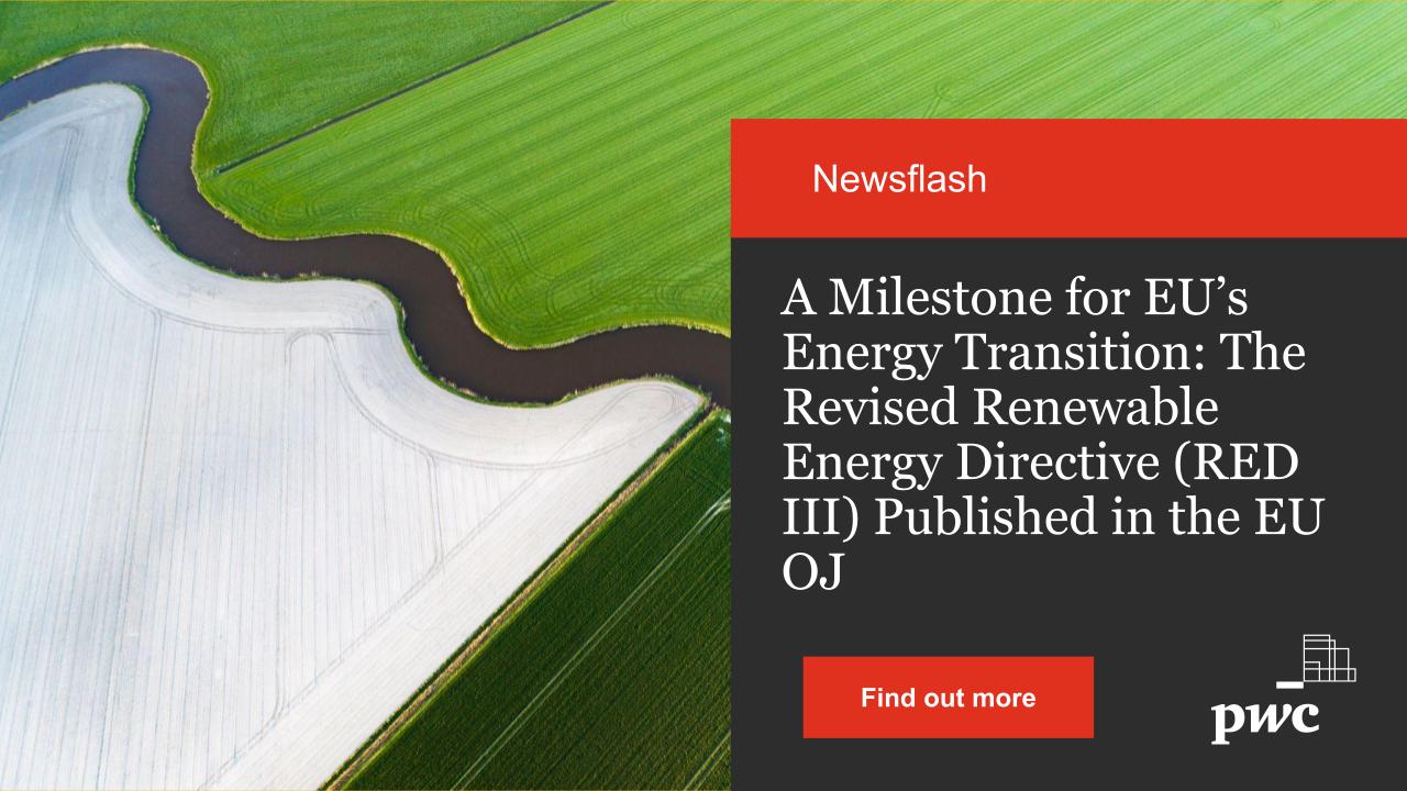 A Milestone for EU’s Energy Transition: The Revised Renewable Energy ...