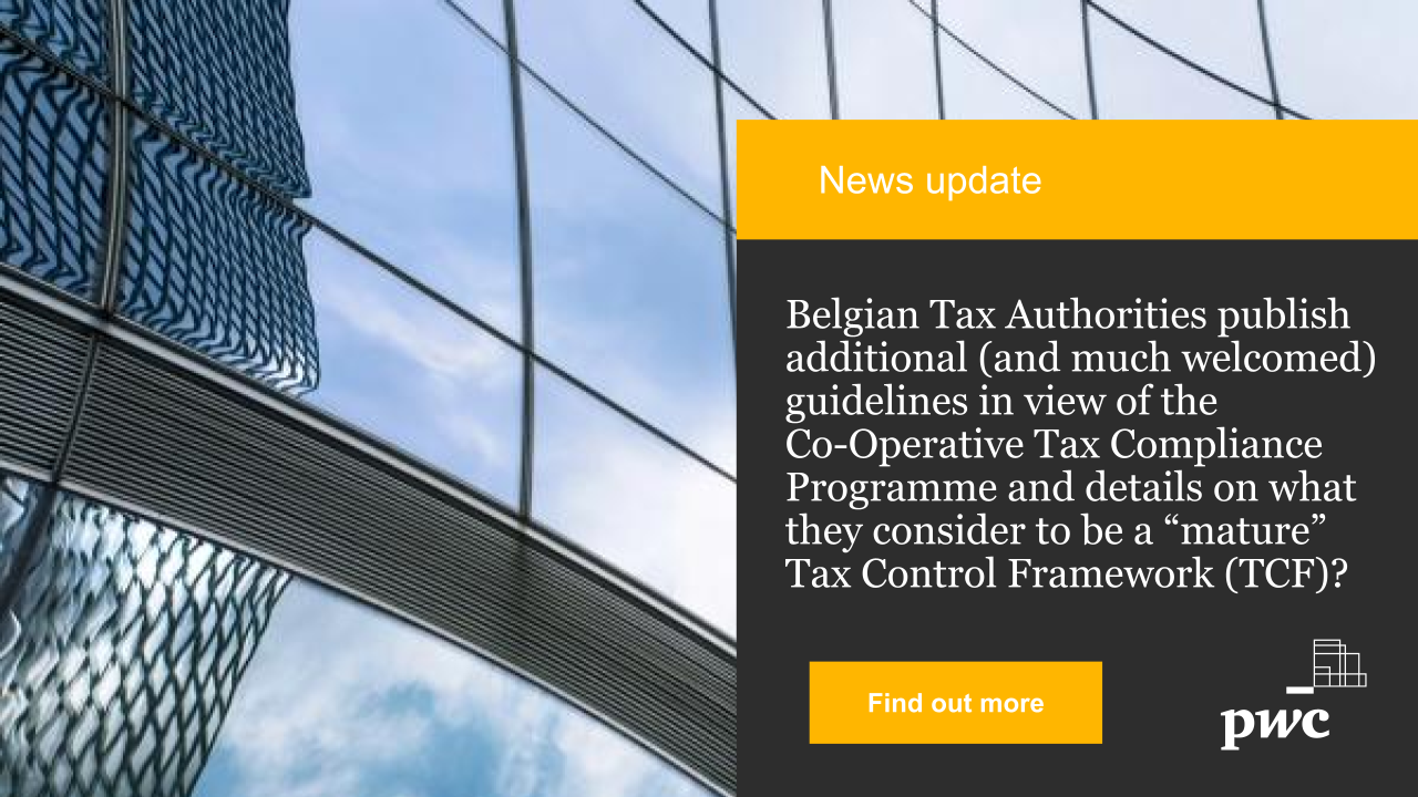 Belgian Tax Authorities publish additional (and much welcomed ...