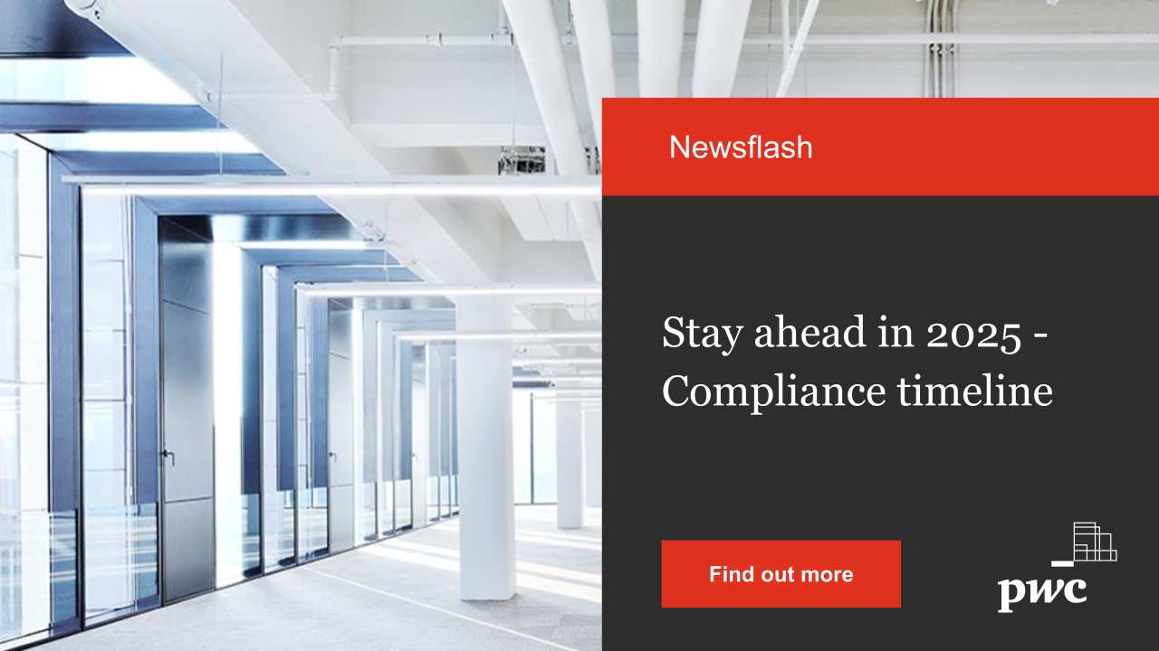 Stay ahead in 2025 - Compliance timeline | News PwC BE
